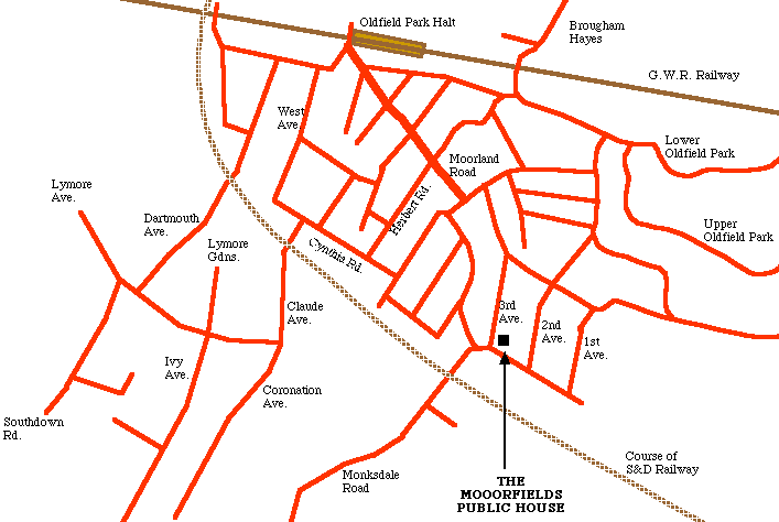 How to find The Moorfields Inn
